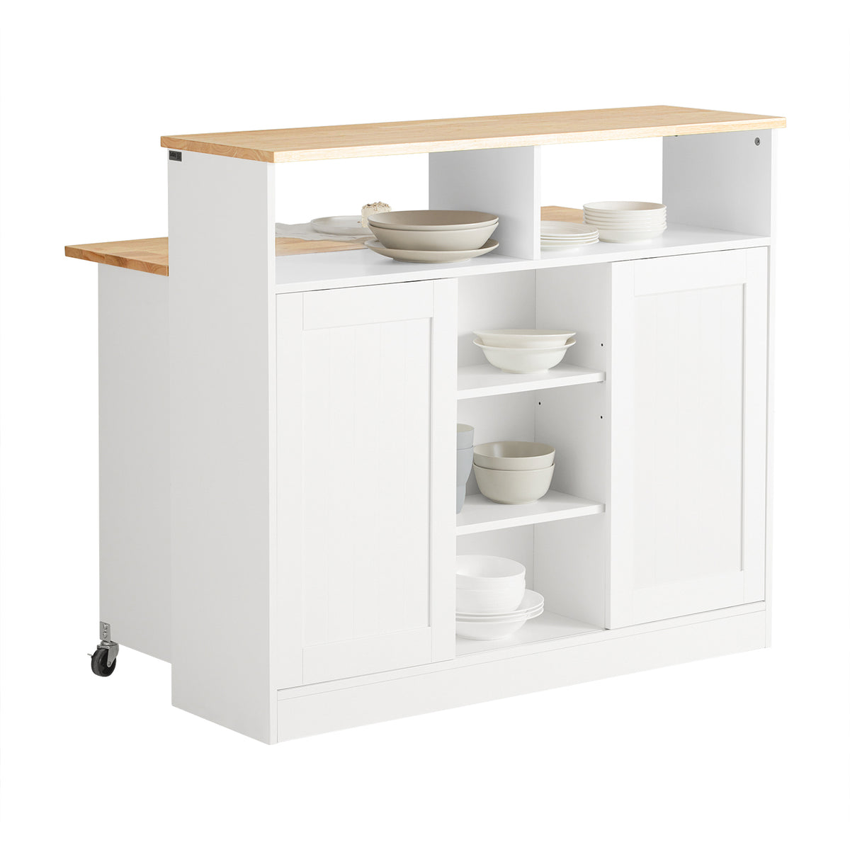 SoBuy FSB36-WN, Kitchen Island Sideboard Dining Room Storage Cabinet C ...