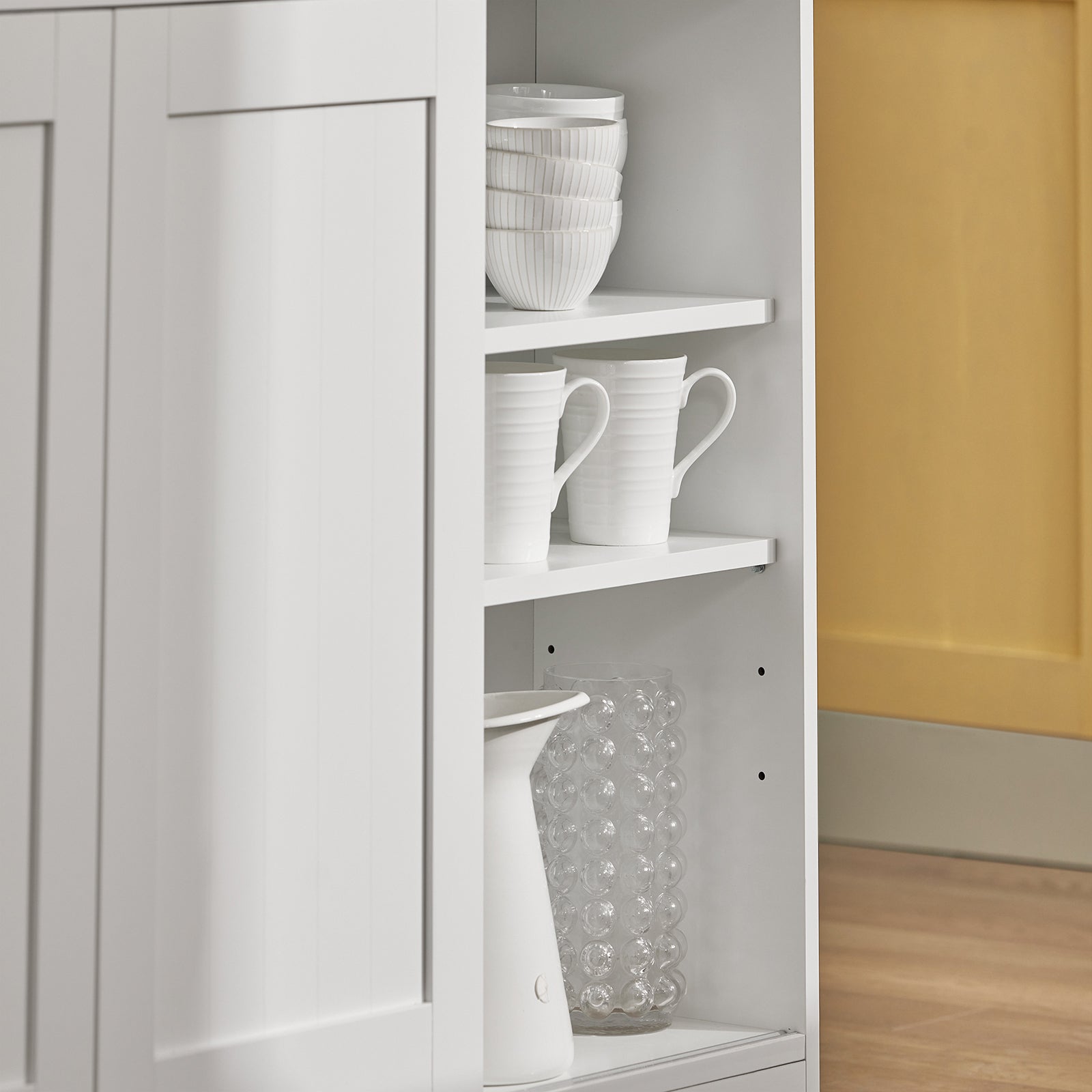 SoBuy FSB36-WN, Kitchen Island Sideboard Dining Room Storage Cabinet C ...