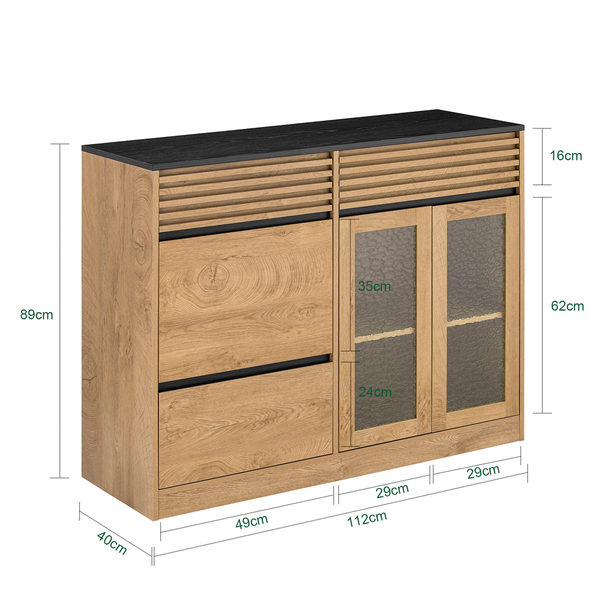SoBuy FSB99-N, Sideboard Kitchen Dining Room Living Room Storage Cabin ...