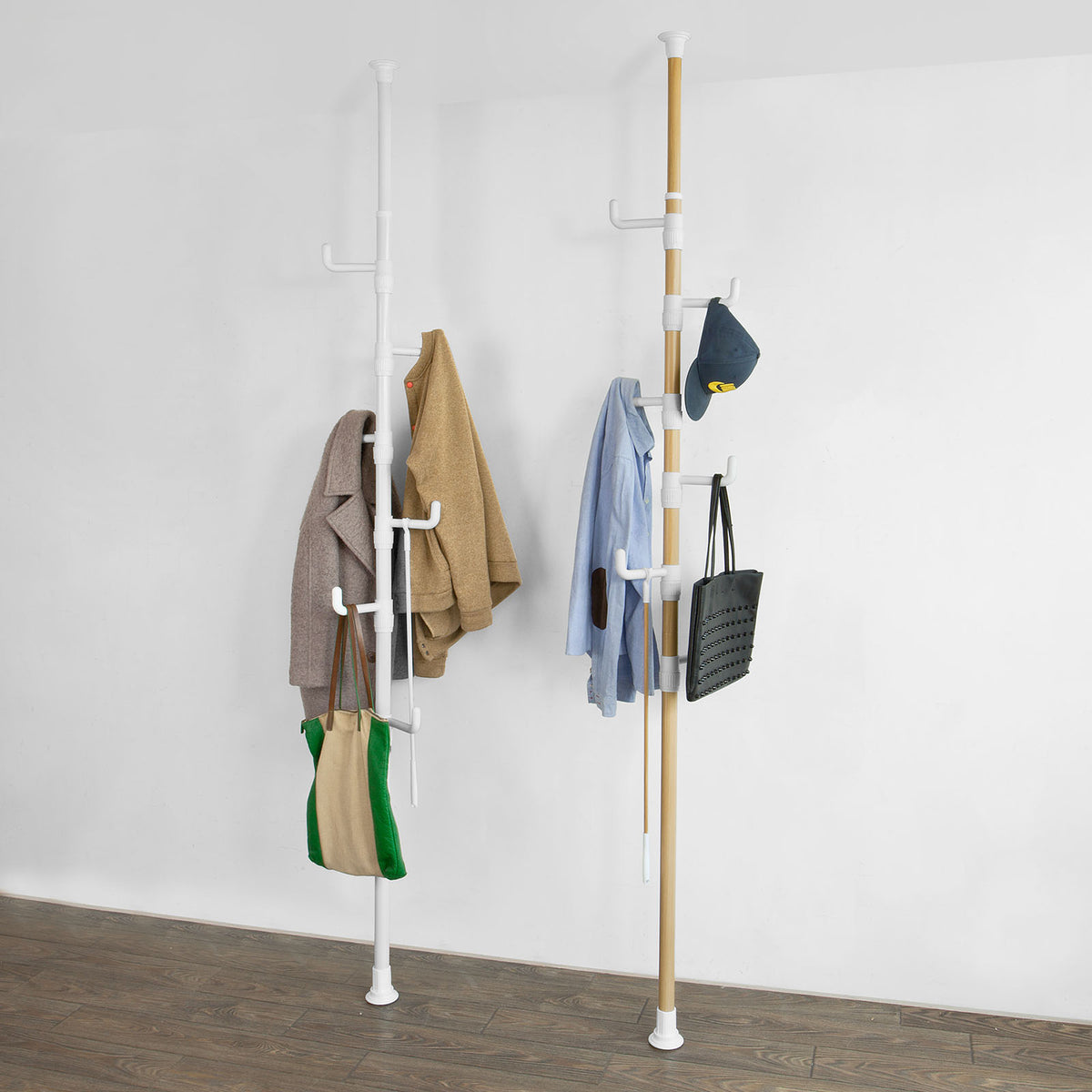 SoBuy FRG159-W, Telescopic Coat Stand Rack, Height Adjustable Clothes ...